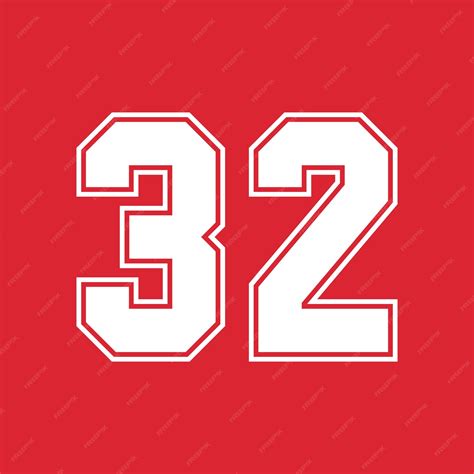 Premium Vector Basketball And Baseball Sport Numbers 32