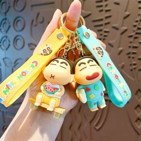 ตุ๊กตาลาบูบู้ ชุด Labubu Nam ซิลิโคนทำจากซิลิโคน พวงกุญแจเครยอนชินจัง