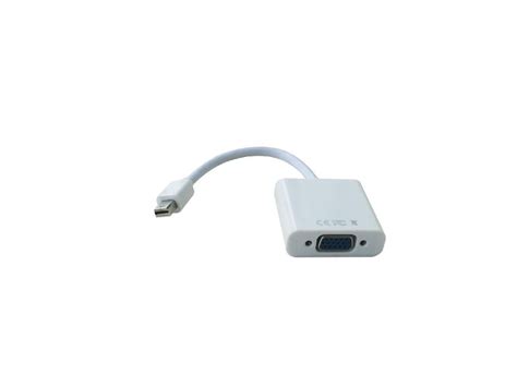 1080p Hd Mini Dp Displayport Male To Vga New White Mini Displayport