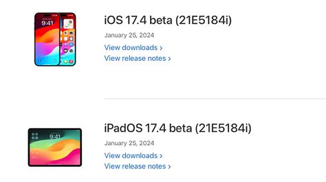 Apple、開発者向けに「ios Ipados 17 4」のbeta 1を公開。euでは2024年3月からapp Store以外のマーケット