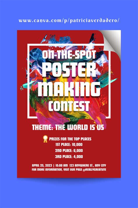 Poster Making Contest Editable Template