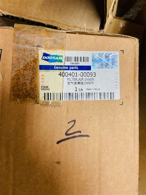 Doosan 400401 00093 Air Filter New Open Box Ebay