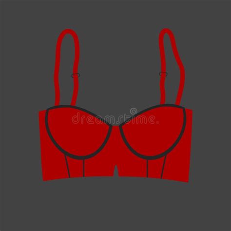 Cute Female Red Bra Trendy Corset Bra Icon Women Underwear Element