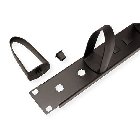 Passe Câbles 19 1 Uh Avec 5 Arceaux Noir Secomp Ag