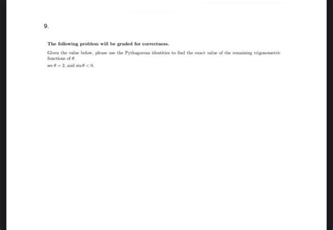 Solved The Following Problem Will Be Graded For Correctness