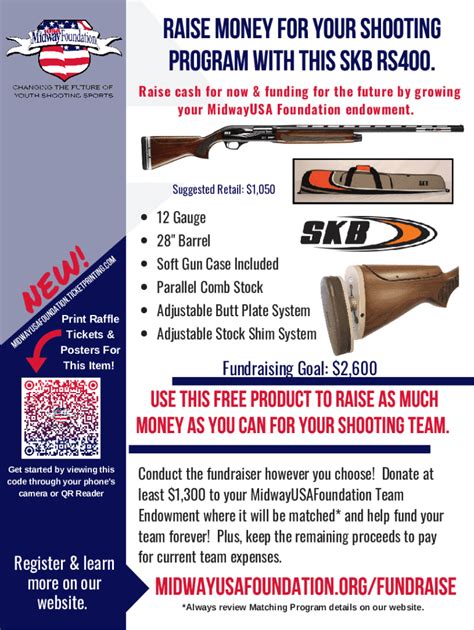 Fillable Online Raise Money For Your Shooting Program With This Skb