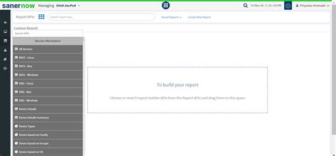 how to create a custom report in sanernow secpod documentation