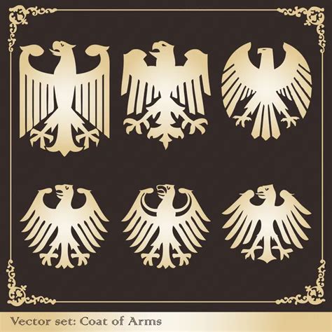 Eagle Coat Of Arms Heraldic — Stock Vector © Krabata 4008842
