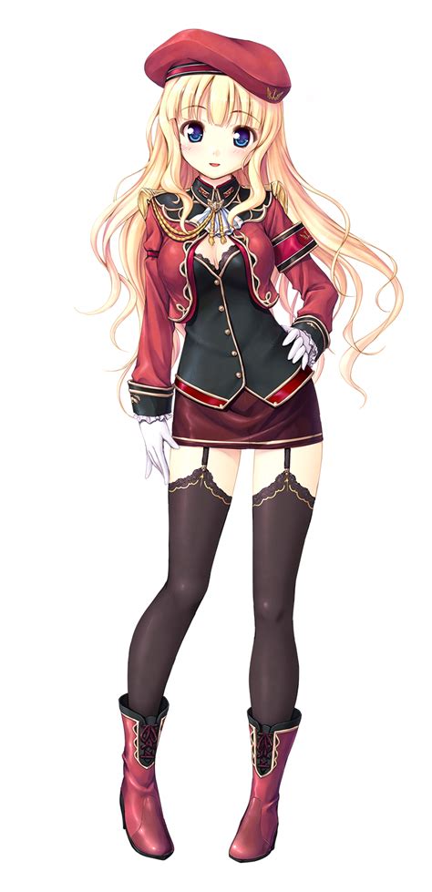 Safebooru 1girl Bangs Bekkankou Black Legwear Blonde Hair Blue Eyes