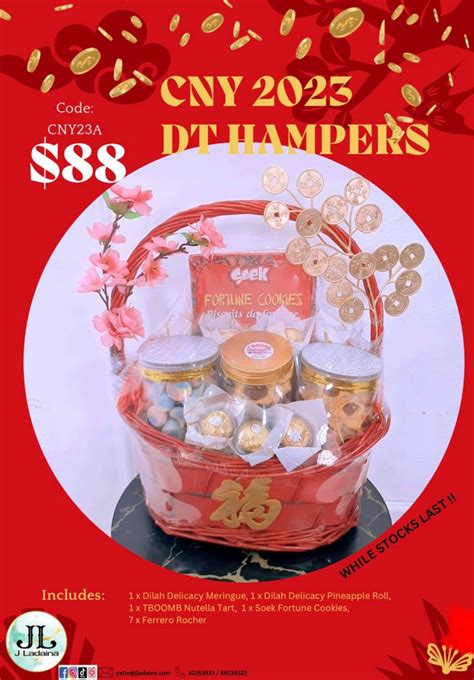 Cny Hampers Food And Drinks T Baskets And Hampers On Carousell