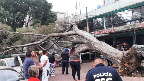 Fuertes vientos azotan a la CDMX dejan sin luz a la población