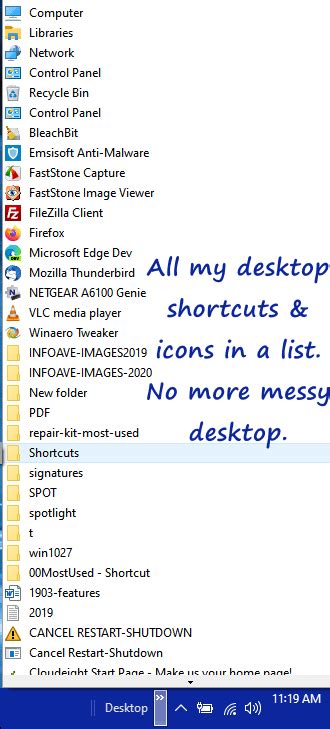 How To Clean Up Your Messy Desktop Cloudeight Infoave