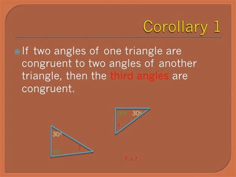 My Rat Ate My Homework Triangle Corollaries And Triangle Sum Theorem