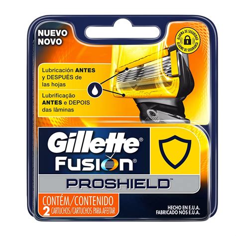 Kit De Barbear Gillette Fusion Proshield Gel 02 Recarga R 9700