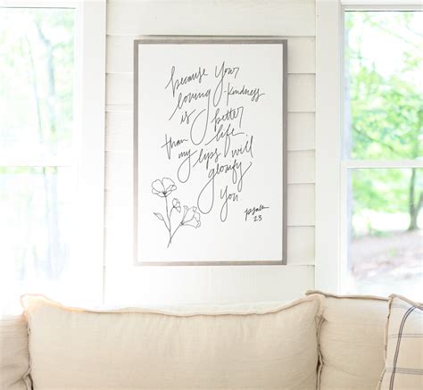 Hand Lettered Scripture Sign Bible Verse Sign Christian Etsy