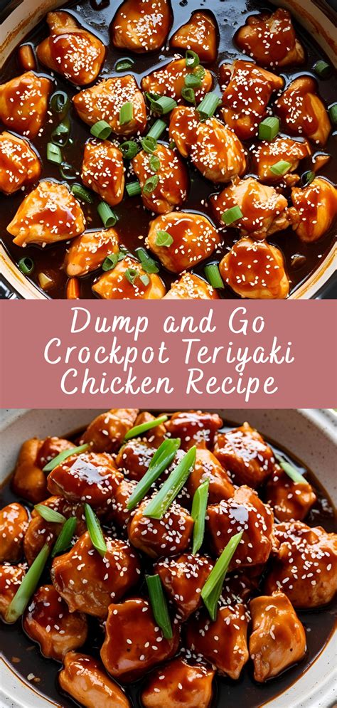 Dump And Go Crockpot Teriyaki Chicken Recipe Recipe Chicken