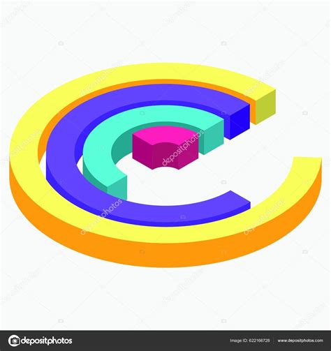 Colorful Pie Chart Circular Chart Element Style Stock Vector By YAY