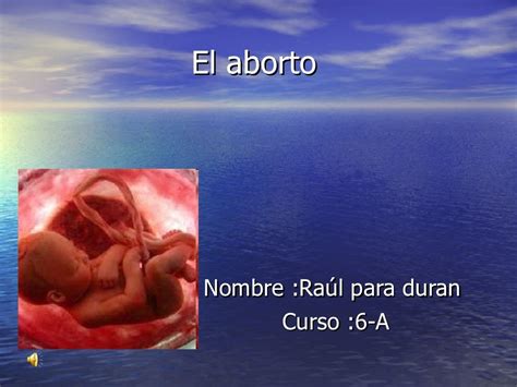 El Aborto Ppt
