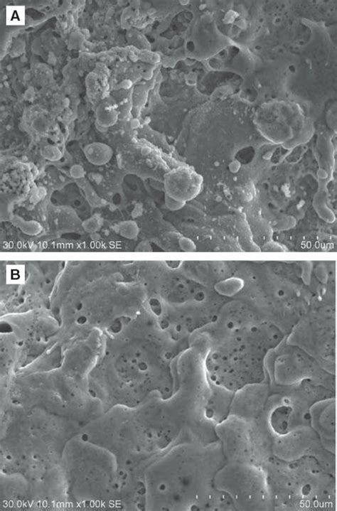 Arc Erosion Microarea Surface Of A Anode And B Cathode Of The Download Scientific Diagram