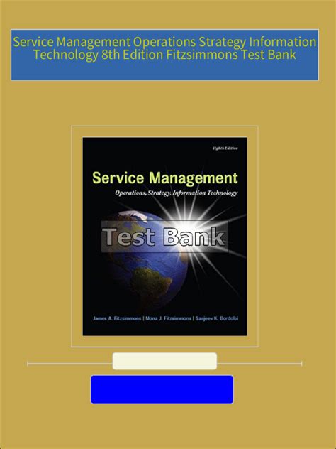 Full Download Of Service Management Operations Strategy Information