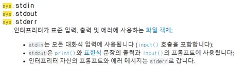 Python Input과 Sysstdinreadline의 차이