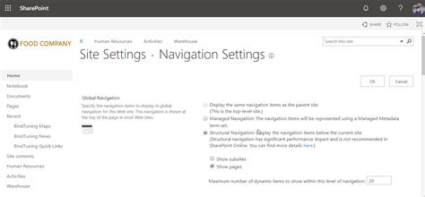 Share Global Navigation Between Site Collections Hands On Sharepoint