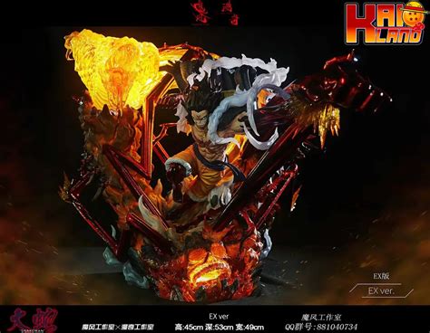 One Piece MoreFun X Monkey D Studio Snake Man Luffy Resin Statue Kaioland