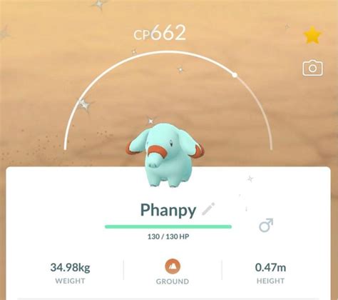 Shiny Phanpy Pokemon Go Video Gaming Video Games Others On Carousell