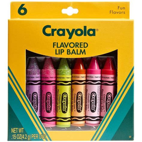 Lotta Luv Crayola® Lip Balm Set Of 6 Found On Polyvore Lip Balm