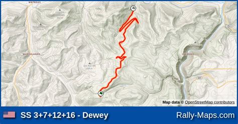 Ss 3 7 12 16 Dewey Stage Map Susquehannock Trail Performance Rally 2022 [ara] 🌍 Rally