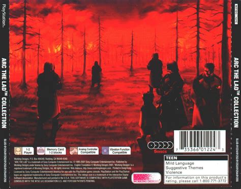 Arc The Lad Collection 2002 Playstation Box Cover Art Mobygames