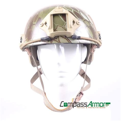 Fast Ballistic High Cut Helmet Anti Bullet Helmet Nij Iiia Kevlar Core