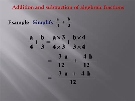 Math Chapter ALGEBRAIC MANIPULATION