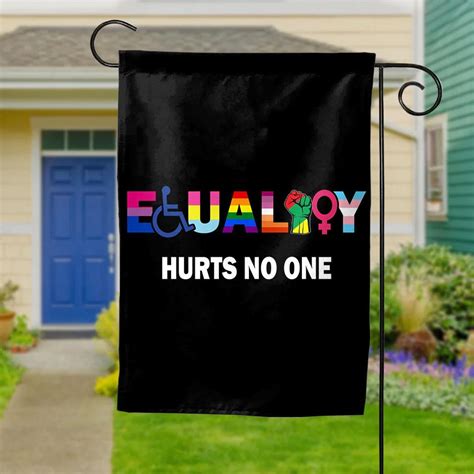 Equality Garden Flag Lgbtq Pride Banner Inclusive Outdoor Decor