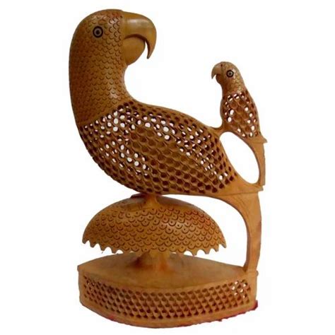 Shrinath Art Gallery Wooden Undercut Work Parrot At Rs 315 लकड़ी के