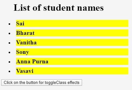 JQuery ToggleClass Parameters And Examples Of JQuery ToggleClass