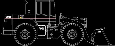 Caterpillar 966 F Dwg Block For Autocad • Designscad