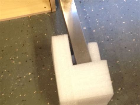 Sharp Edge Protection With Styrofoam Corners