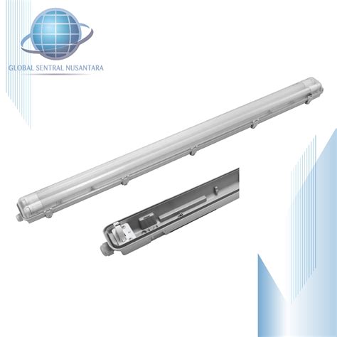 Jual Ecolink Kap Lampu Led Bare Batten Waterproof 2 Lampu 1200mm