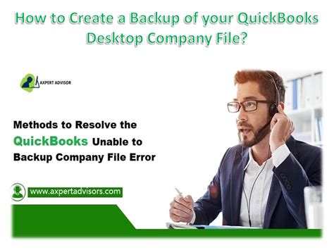 Ppt Create A Backup Of Your Quickbooks Desktop Company File Powerpoint Presentation Free To