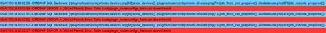 Table Doesn T Exist Issue Cacti Plugin Routerconfigs GitHub