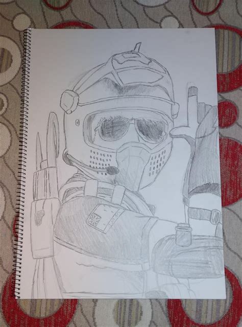 Rough Mozzie Sketch I Made Hope You Like It R Rainbow6