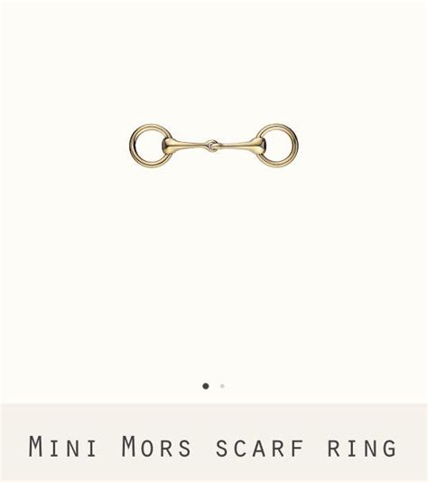 Brand New Full Set Hermes Mini Mors Gold Scarf Ring Luxury Bags And Wallets On Carousell