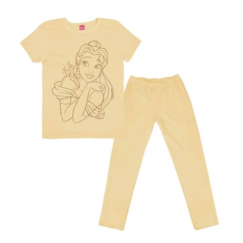 Conjunto Disney Princesas Talla 8 Playera Y Pantalón Con Estampado