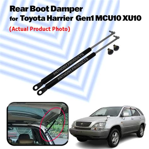 Toyota Harrier Gen1 Mcu10 Xu10 Front Bonnet Rear Boot Damper 2pcs
