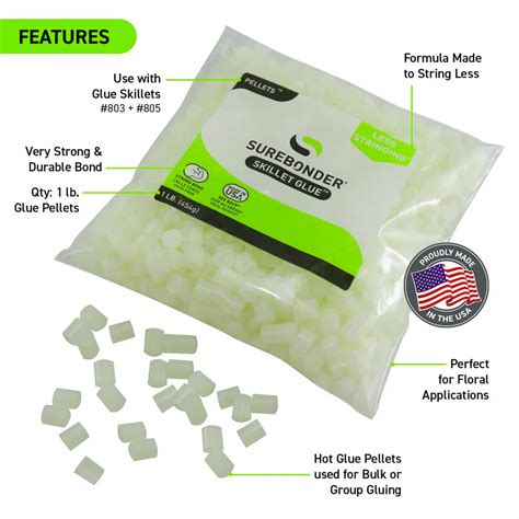 Buy Surebonder B 2001 Skillet Hot Glue Cube Pellets 1 Lb Prime Buy