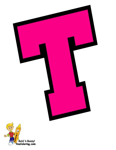 Cheerleader Coloring Of Letter T The Letter T Fan Art 44789883 Fanpop