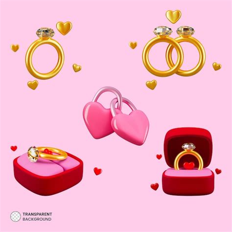 Anillo De Bodas De Oro Con Conjunto De Diamantes Icono Aislado Archivo PSD Premium