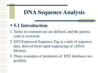 PPT DNA Sequence Analysis PowerPoint Presentation Free Download ID 6262258