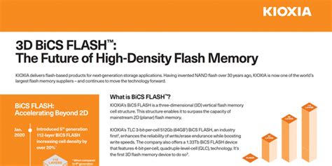 Bics Flash™ Tlc 與 Qlc Kioxia Hong Kong 繁體中文